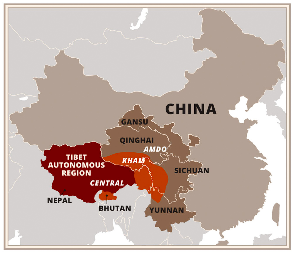 Ethnic Map of China - Stew Ross Discovers