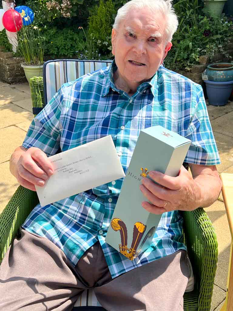 Stanley Holding the Personal Letter From Prince Charles and the gift ...