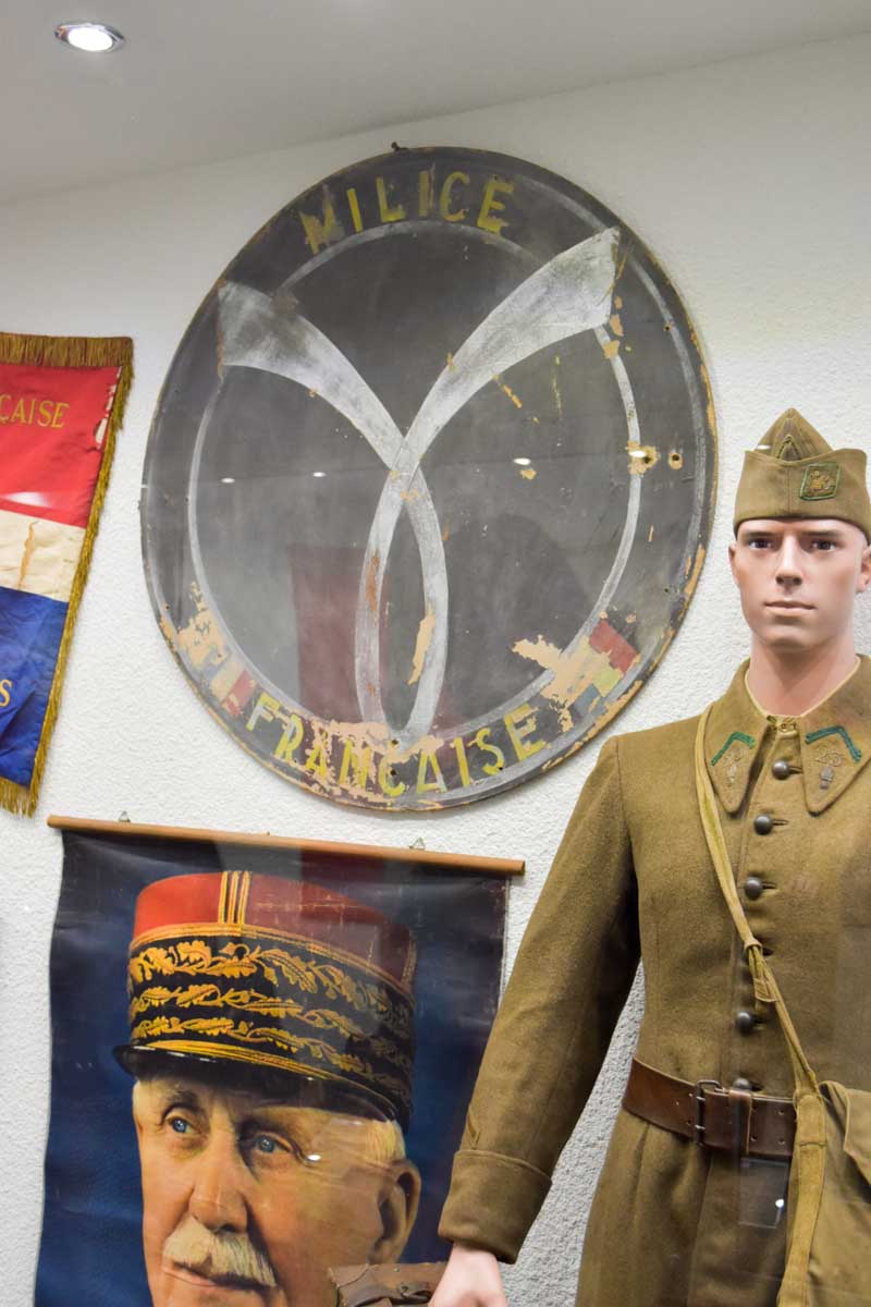 Original Signage for the Milice - Stew Ross Discovers