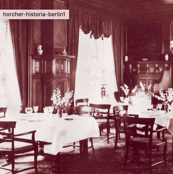 Interior of the Horcher Restaurant in Berlin - Stew Ross Discovers